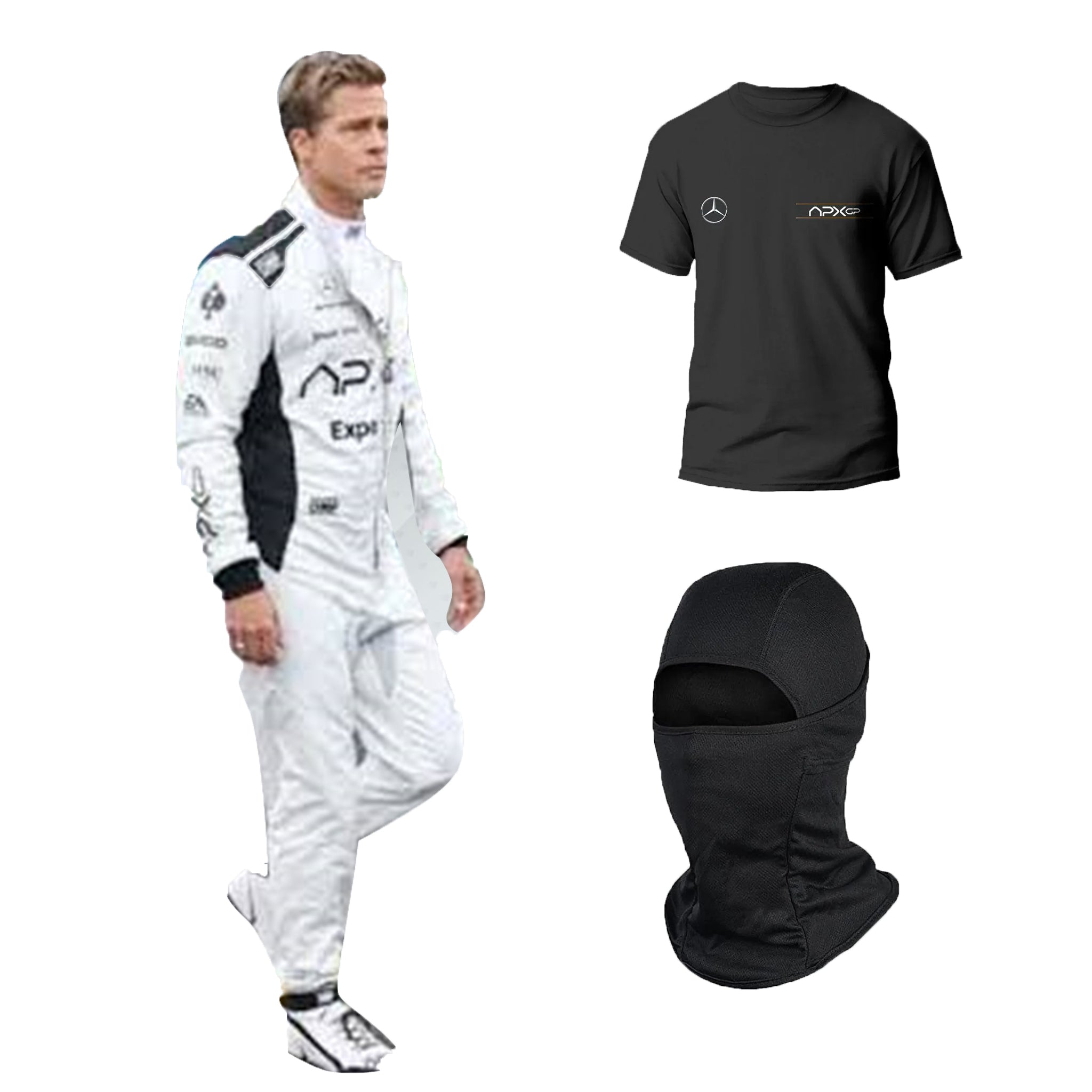 F1 APX Grand Prix Brad F1 Racing Suit, t-shirt & Balaclava | Free ...